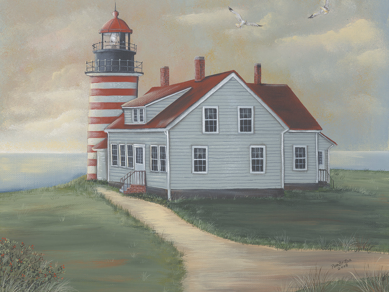 Pam Britton's West Quoddy at Sunrise Canvas Art Prints | Fine Art ...