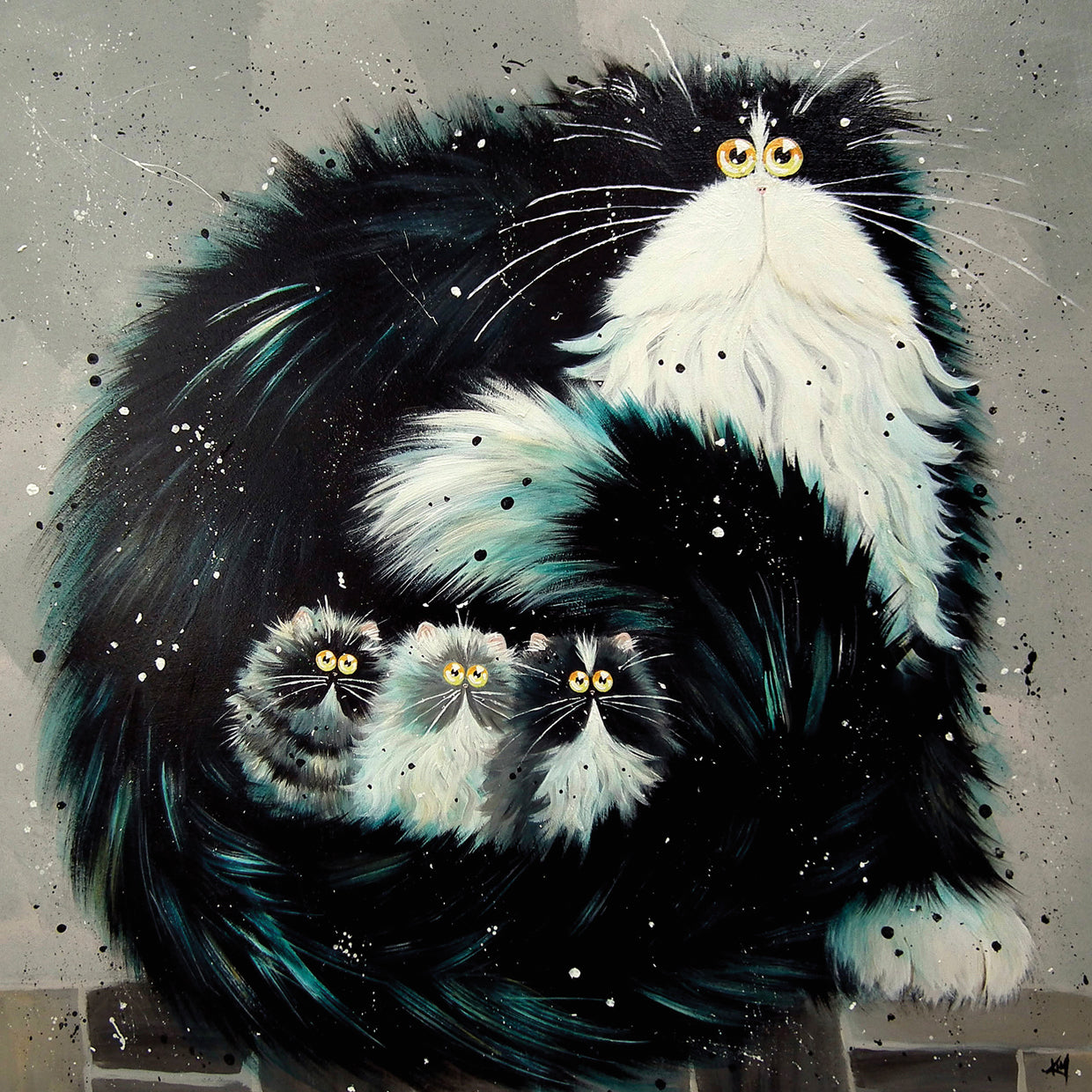 Kim Haskins's Purrtection Canvas Art Prints | Fine Art Canvas ...