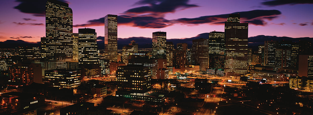 Panoramic Images's Mile High Denver Skyline Canvas Art Prints | Fine ...
