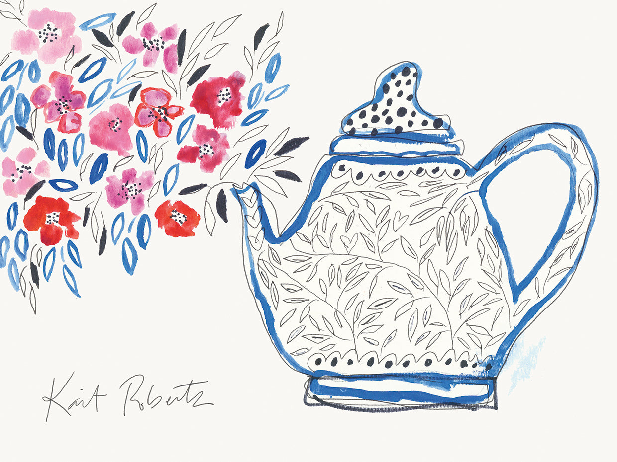 Kait Roberts's Granny's Tea Pot Canvas Art Prints | Fine Art Canvas