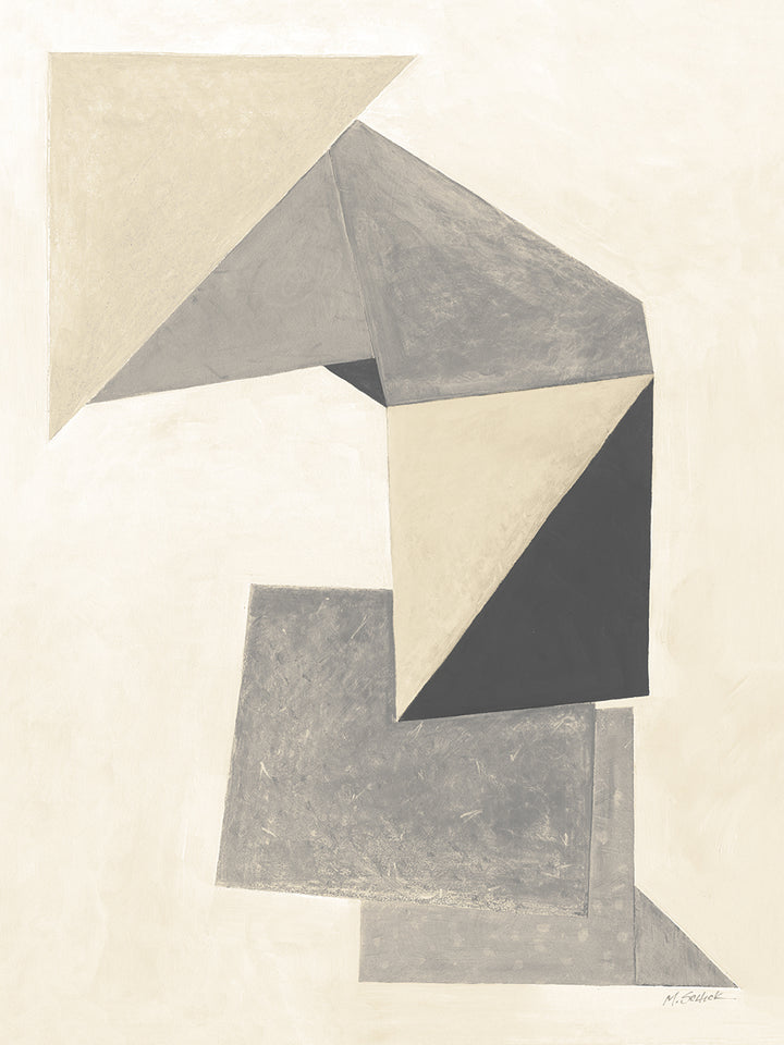 Influence of Line and Color Gold Crop by Mike Schick | FineArtCanvas ...