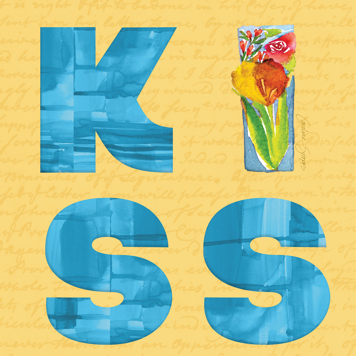 Caroline Simas's KISS Canvas Art Prints | Fine Art Canvas