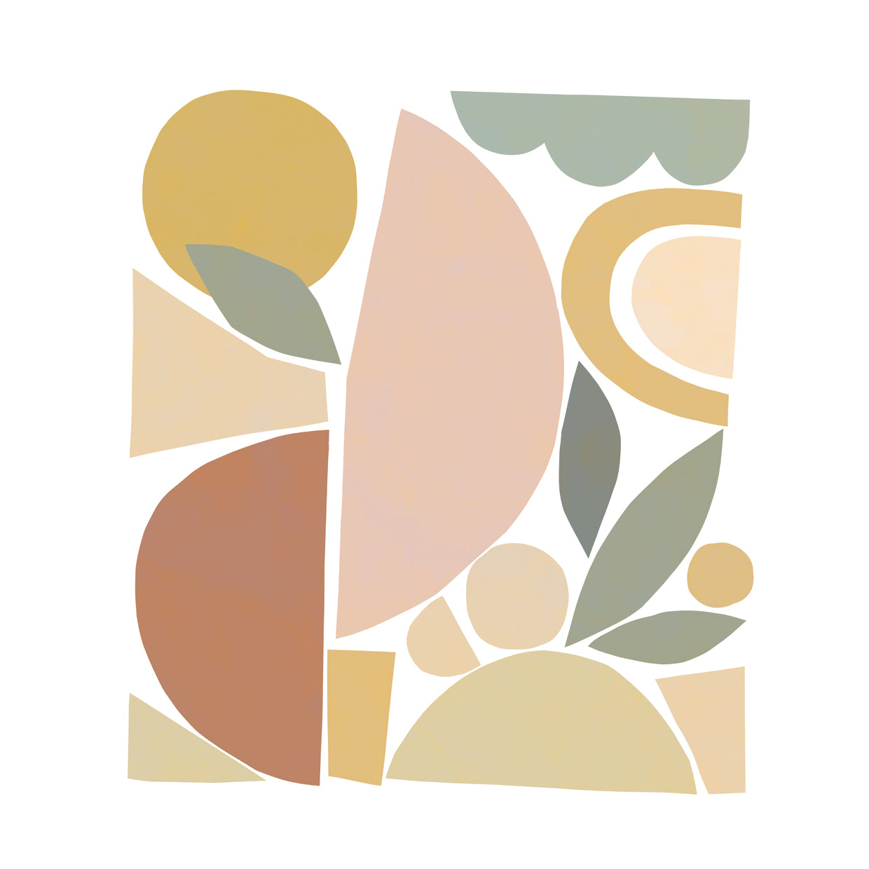 The Shapes of Summer 1 Wall Art by Dominique Vari | Fine Art Canvas