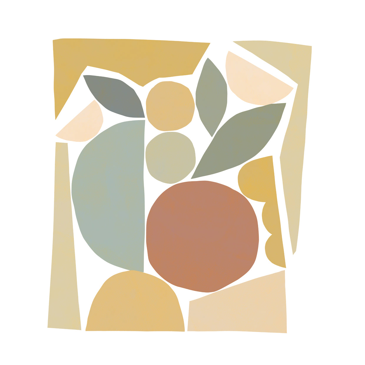 Dominique Vari's The Shapes of Summer 2 Canvas Art Prints | Fine Art Canvas