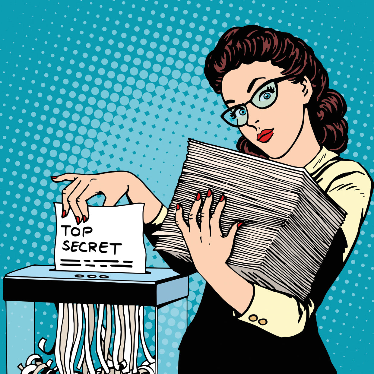 DP Gallery's Top Secret Pop Art Canvas Art Prints | Fine Art Canvas ...