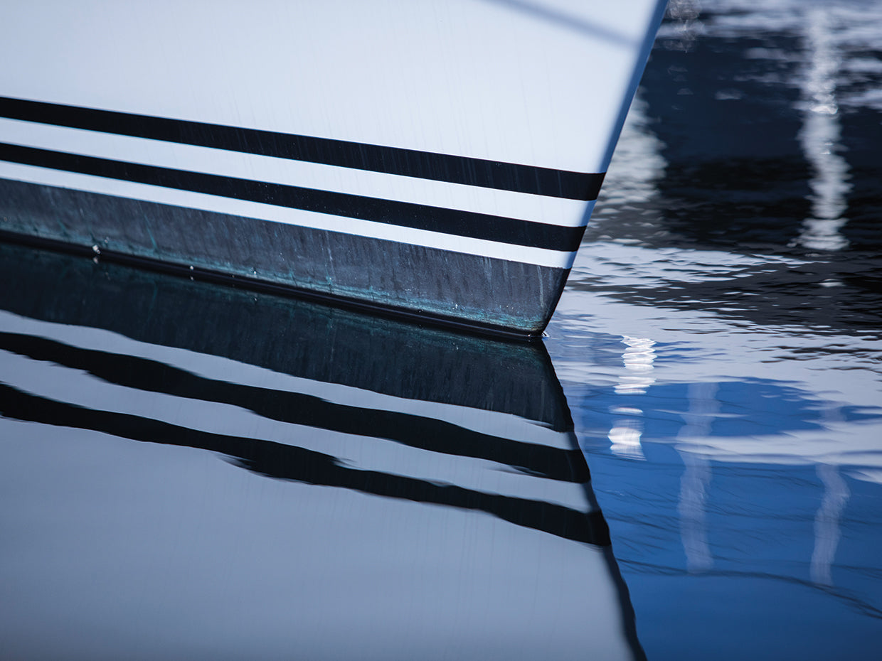 SEA & STRIPES II Wall Art by AARON MATHESON | Fine Art Canvas