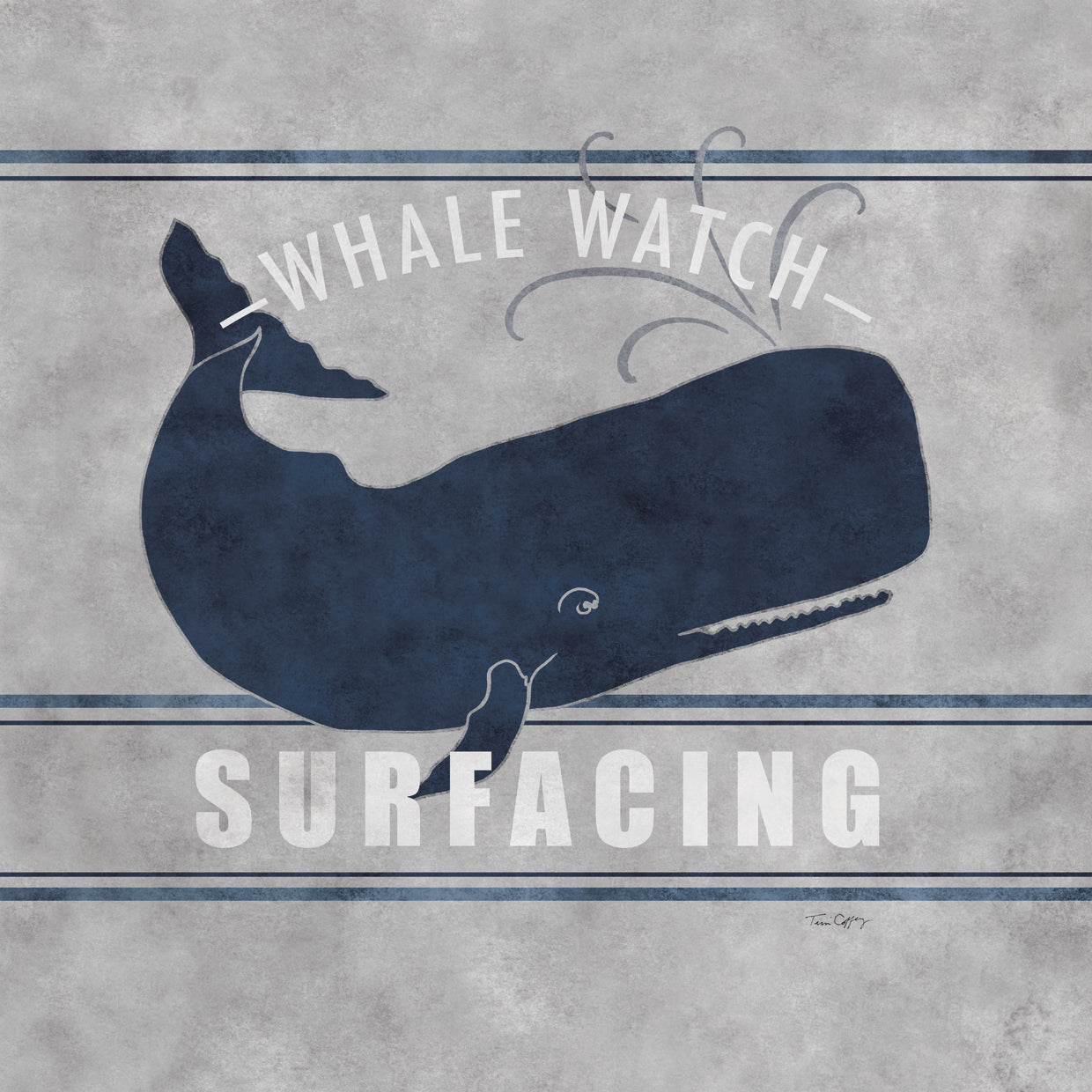 Tim Coffey's Whale Watch Canvas Art Prints | Fine Art Canvas ...