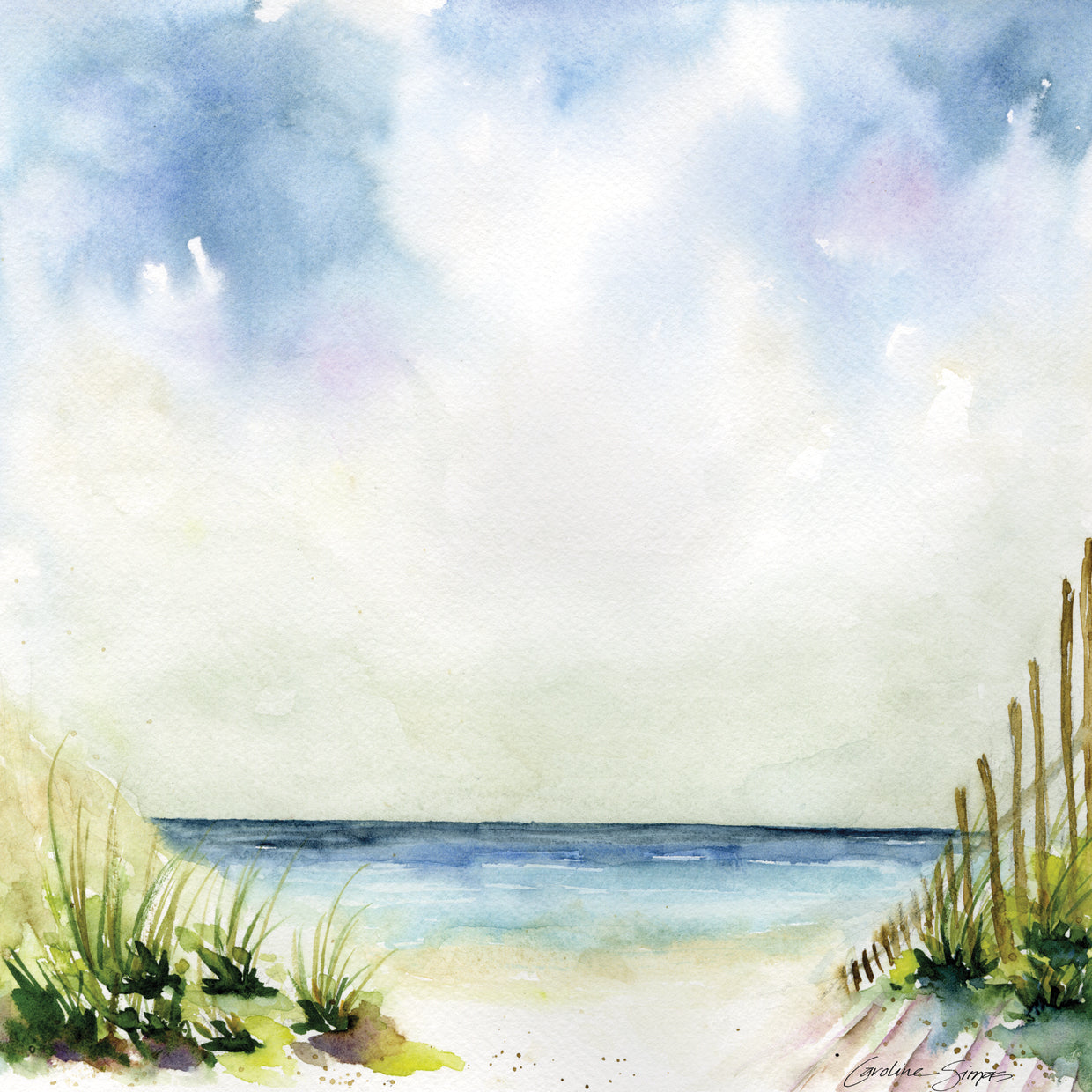 Coastal Dreaming 3 Wall Art by Caroline Simas | Fine Art Canvas