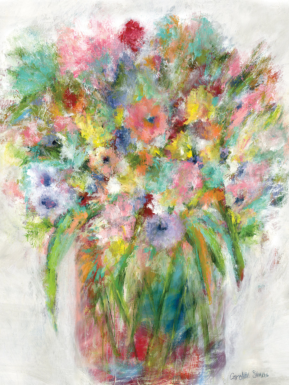 Floral Still Life 2 Wall Art by Caroline Simas | Fine Art Canvas