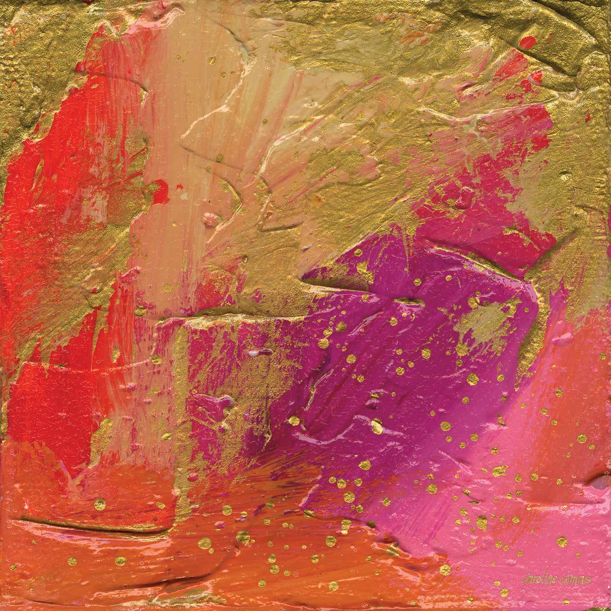 Caroline Simas's Abstract Impressions 3 Canvas Art Prints | Fine Art Canvas