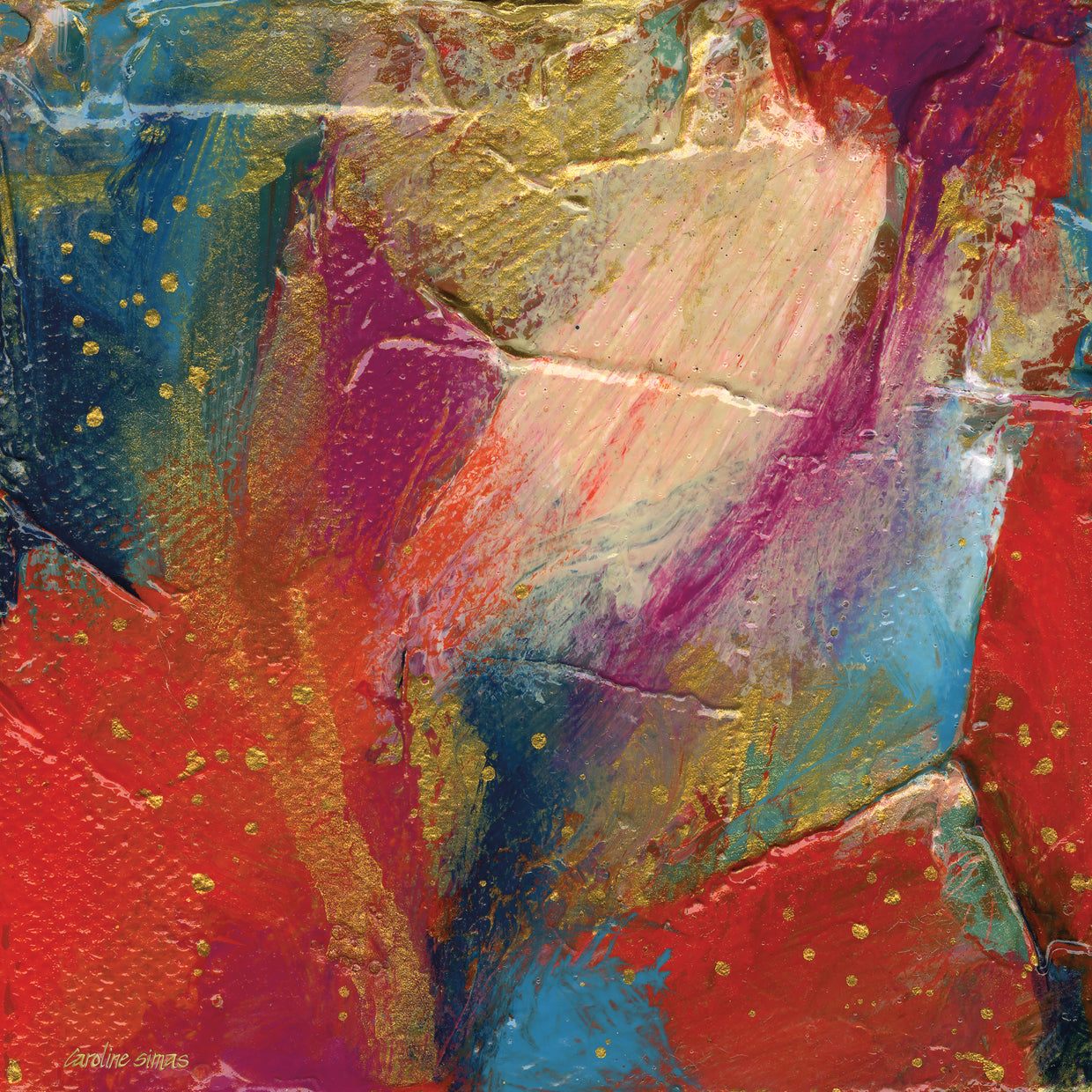 Caroline Simas's Abstract Impressions 4 Canvas Art Prints | Fine Art Canvas