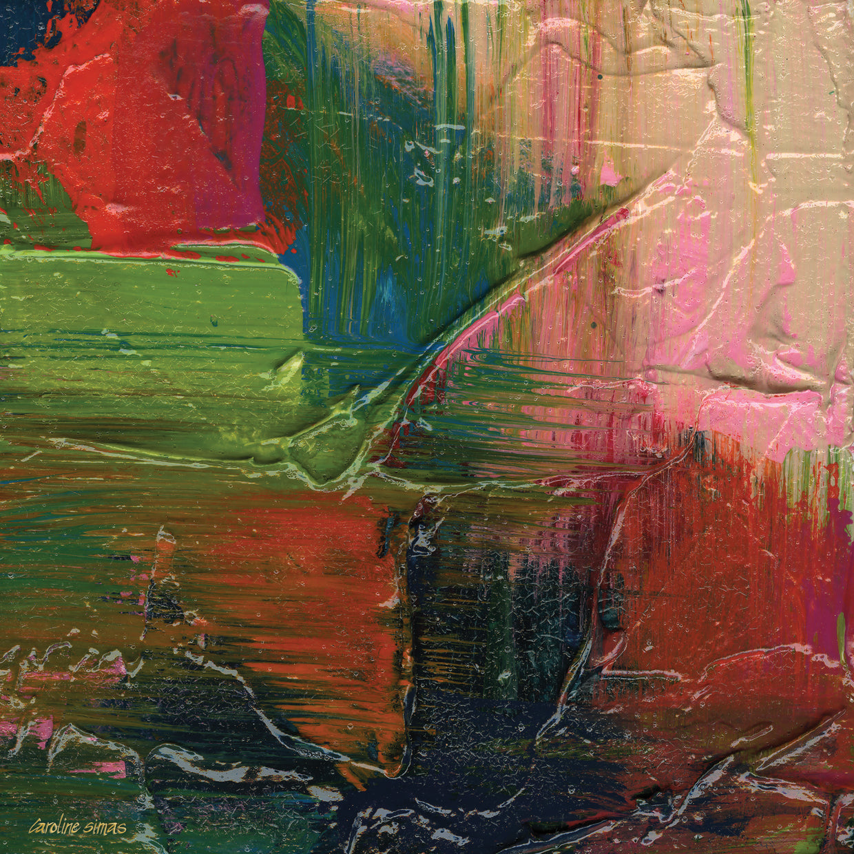 Caroline Simas's Abstract Impressions 5 Canvas Art Prints | Fine Art Canvas