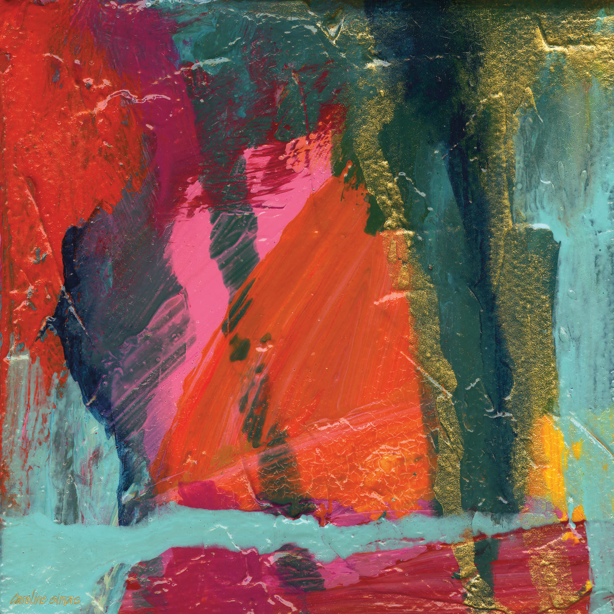 Caroline Simas's Abstract Impressions 8 Canvas Art Prints | Fine Art Canvas