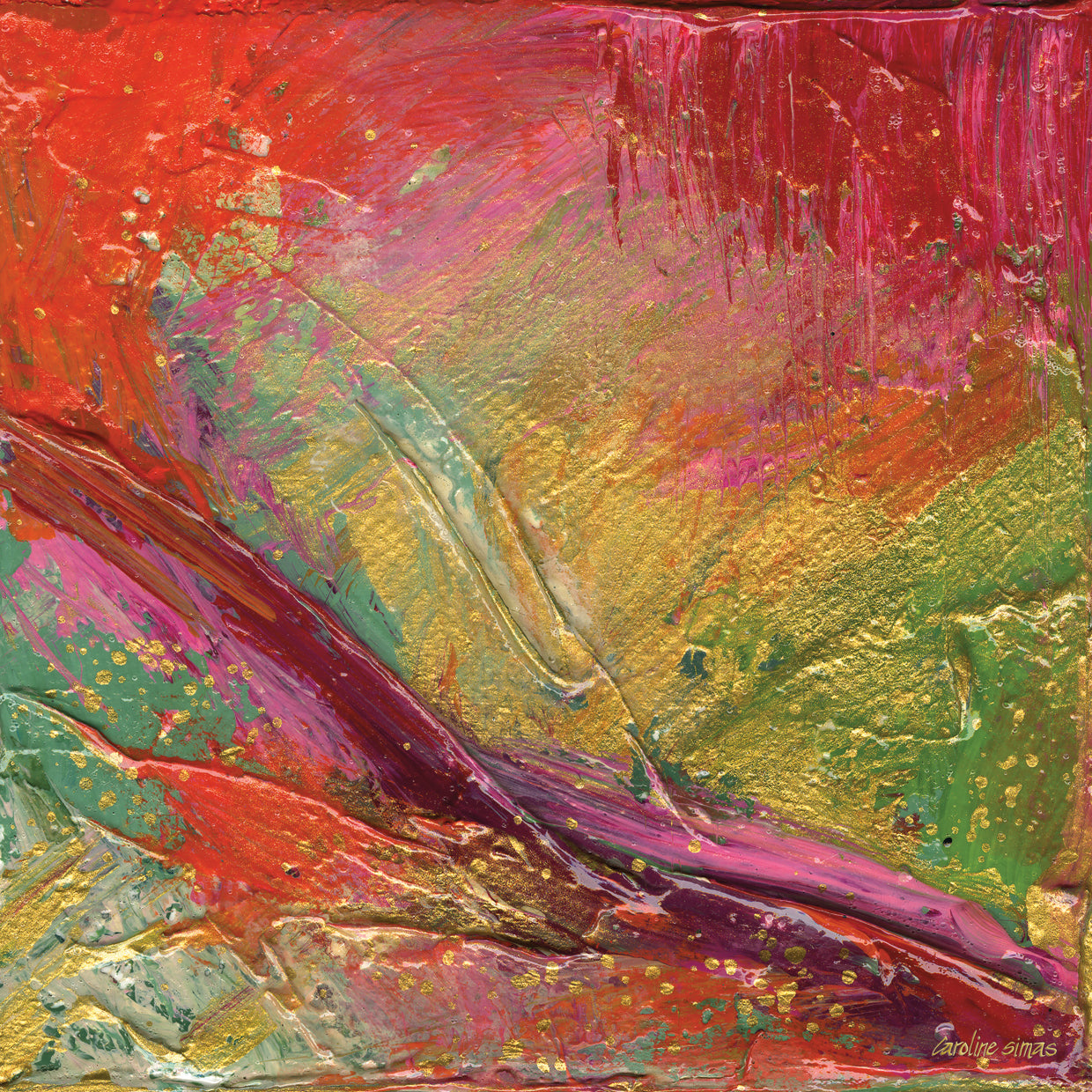 Abstract Impressions 14 Wall Art by Caroline Simas | Fine Art Canvas