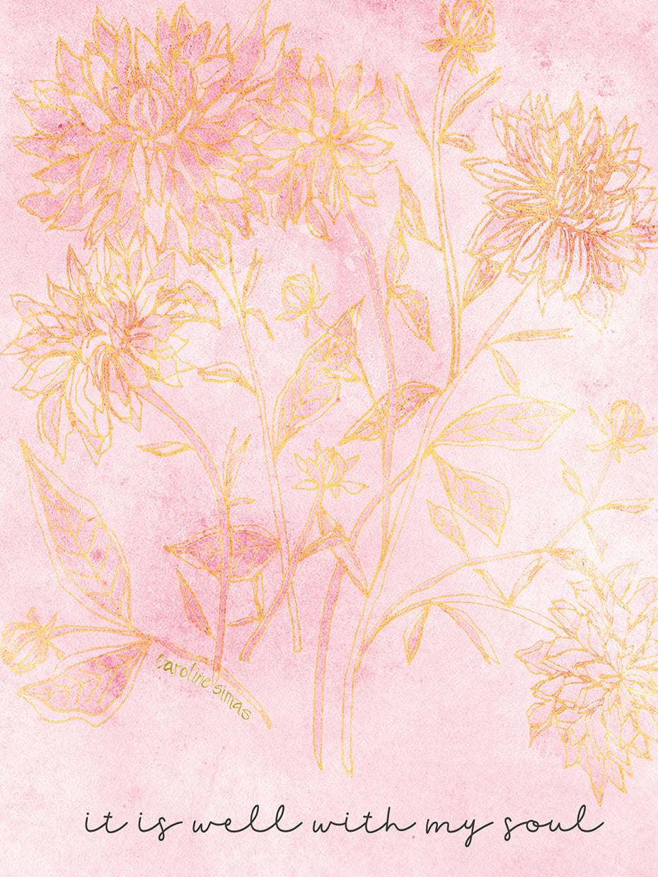 Pastel Petals 7 Wall Art by Caroline Simas | Fine Art Canvas