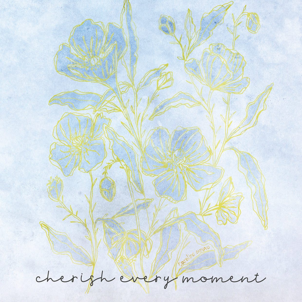 Pastel Petals 4 Wall Art by Caroline Simas | Fine Art Canvas