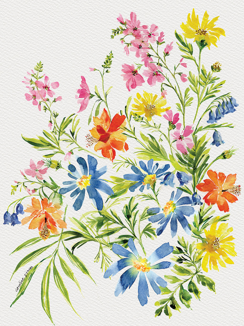 Wildflowers 1 Wall Art by Caroline Simas | Fine Art Canvas