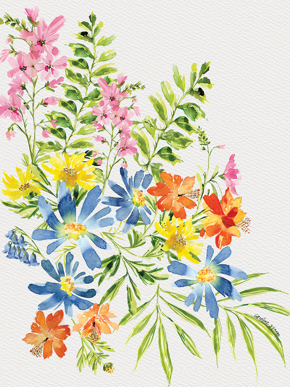 Wildflowers 2 Wall Art by Caroline Simas | Fine Art Canvas