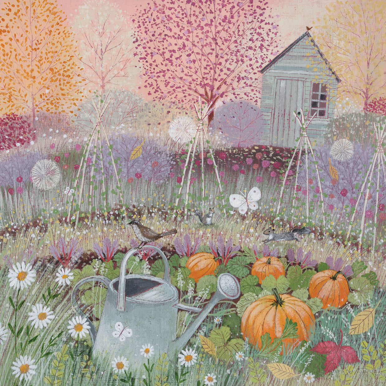 Pumpkin Patch Wall Art by Lucy Grossmith | Fine Art Canvas