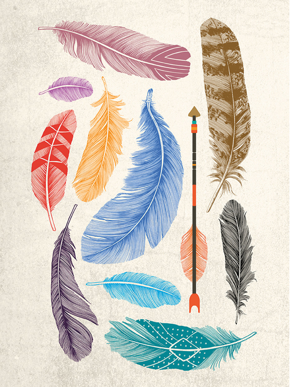 Feather_Collection Wall Art by Rachel Caldwell | Fine Art Canvas