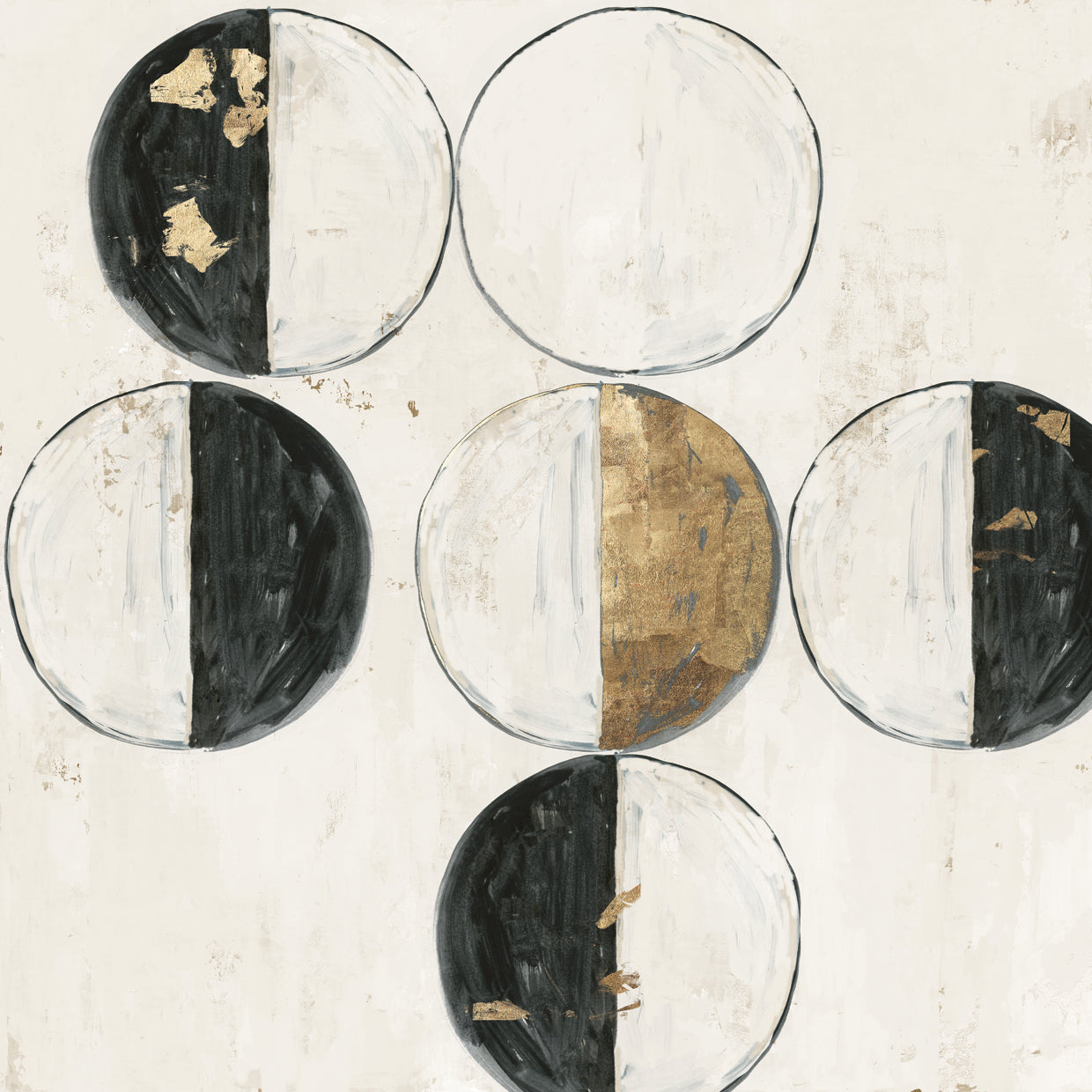 Golden Circumference Wall Art by PI Studio | Fine Art Canvas