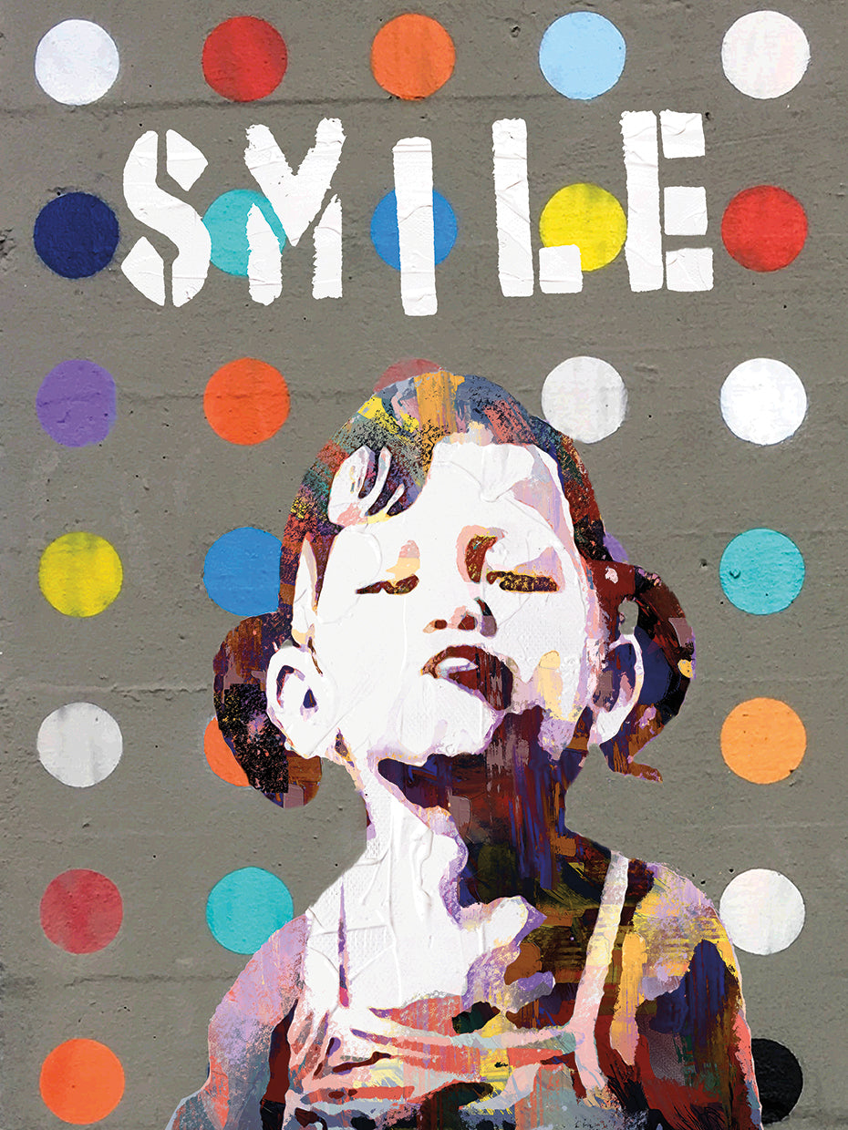 Smile Wall Art by The Pop Art Factory | Fine Art Canvas