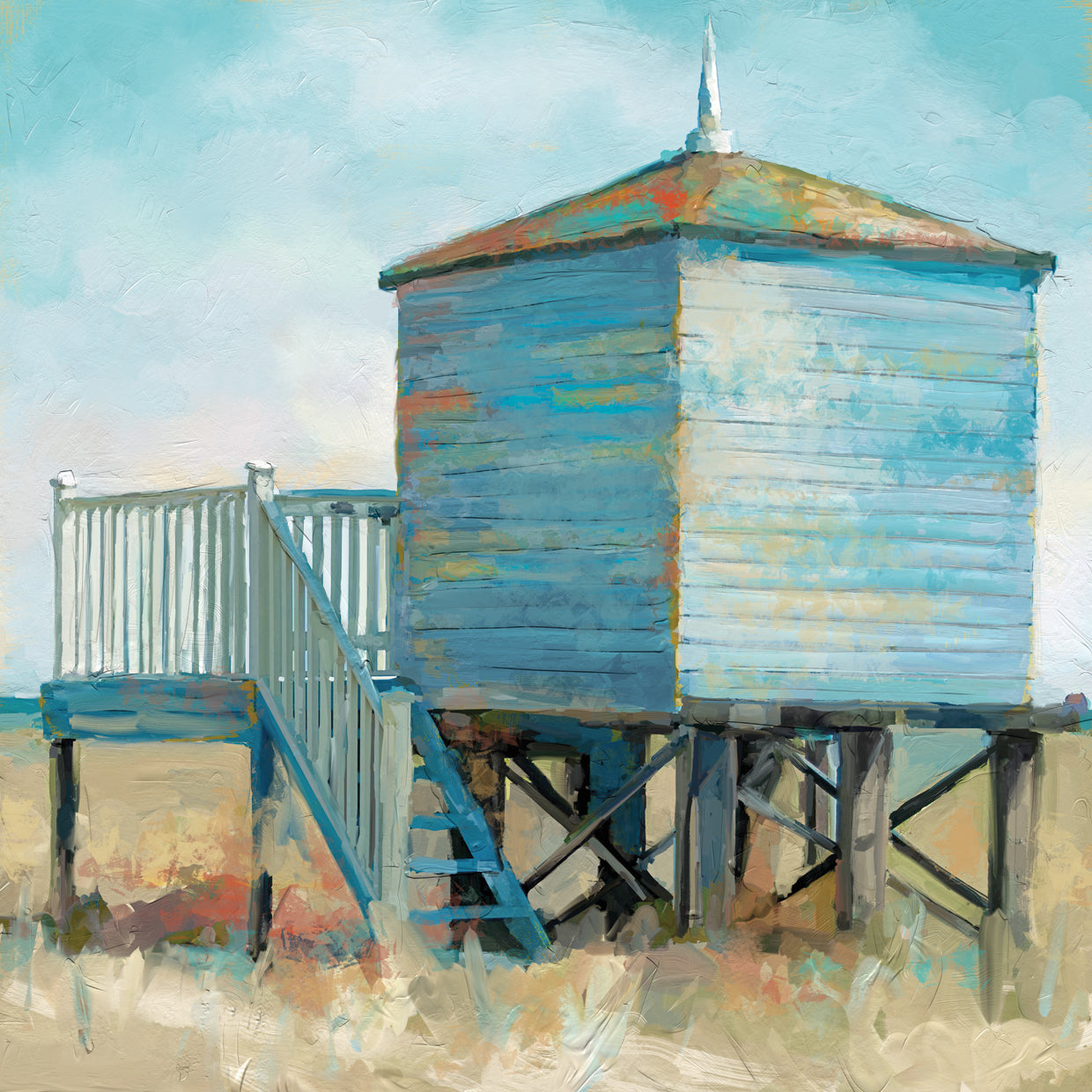 Studio Arts's Surf Shack I Canvas Art Prints | Fine Art Canvas