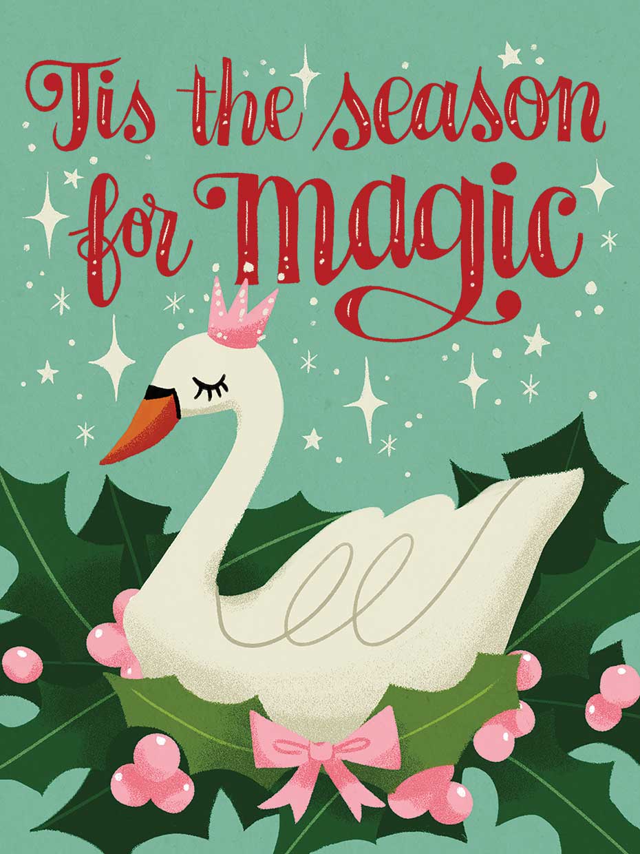 Ann Shen's Swan Season For Magic Canvas Art Prints | Fine Art Canvas