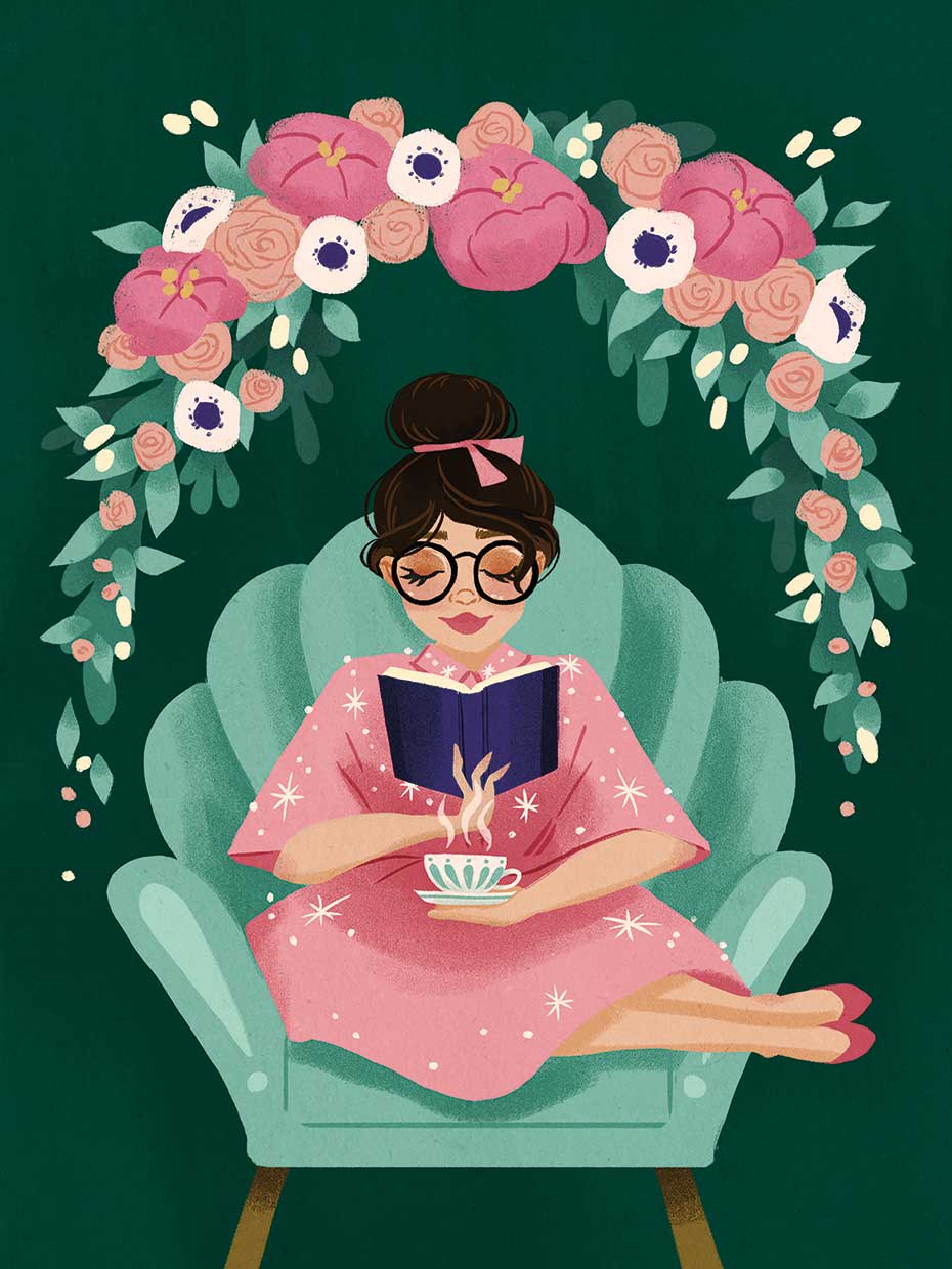 Ann Shen's Reading Girl Canvas Art Prints | Fine Art Canvas ...