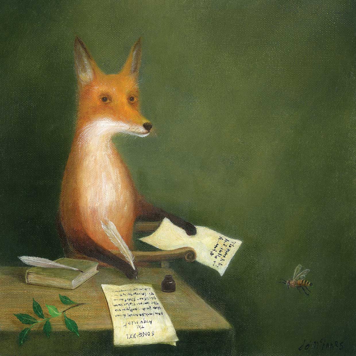 Michael Drayton Writing Poly-Olbion Wall Art by DD McInnes | Fine Art ...