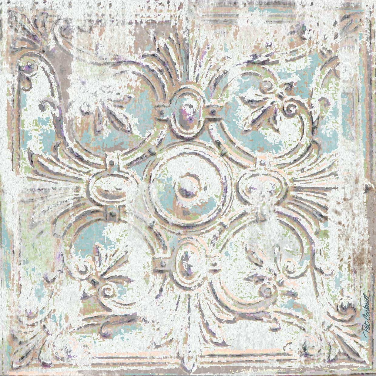 Pat Cockrell's Patina Tile Canvas Art Prints | Fine Art Canvas