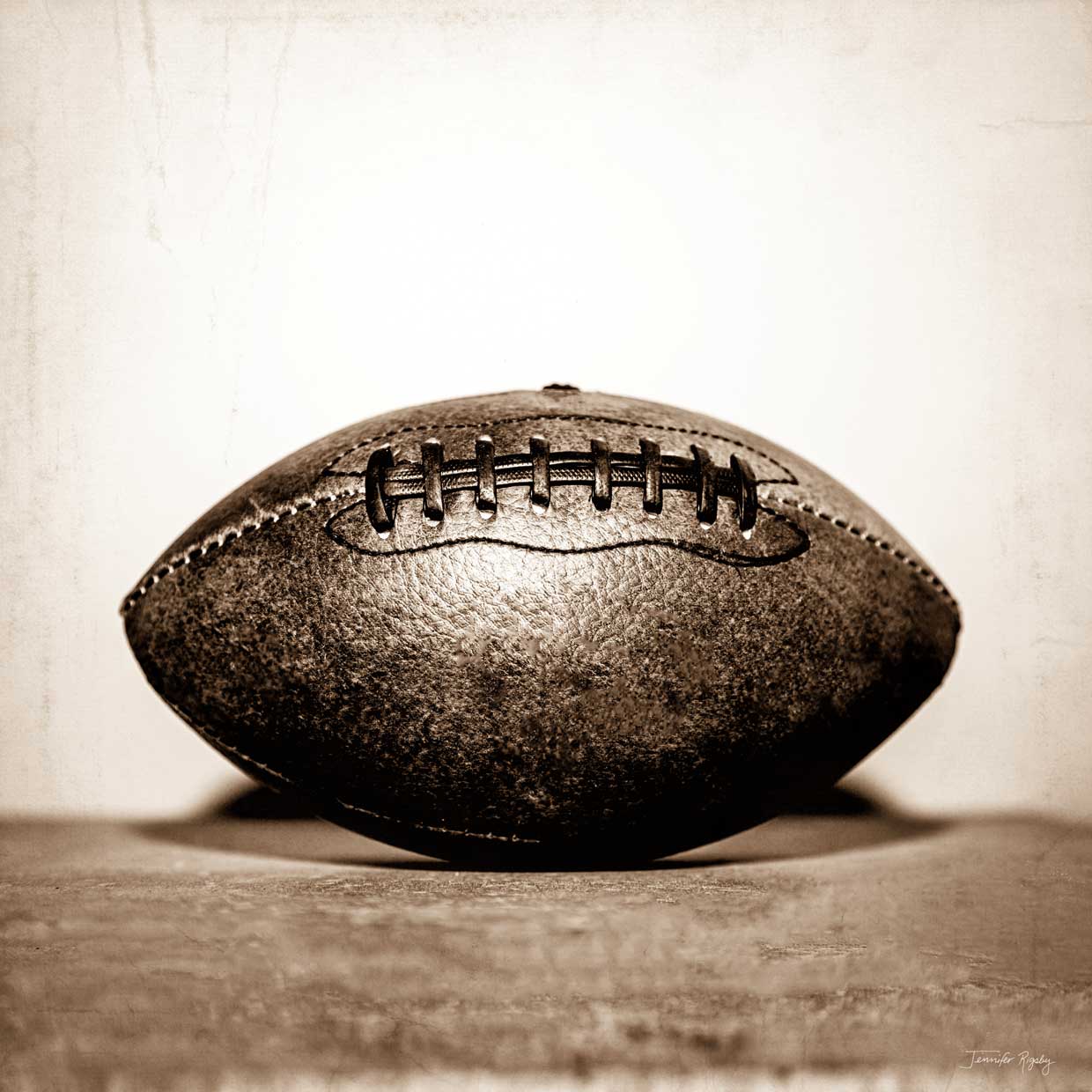 Jennifer Rigsby's Vintage Football Canvas Art Prints | Fine Art Canvas