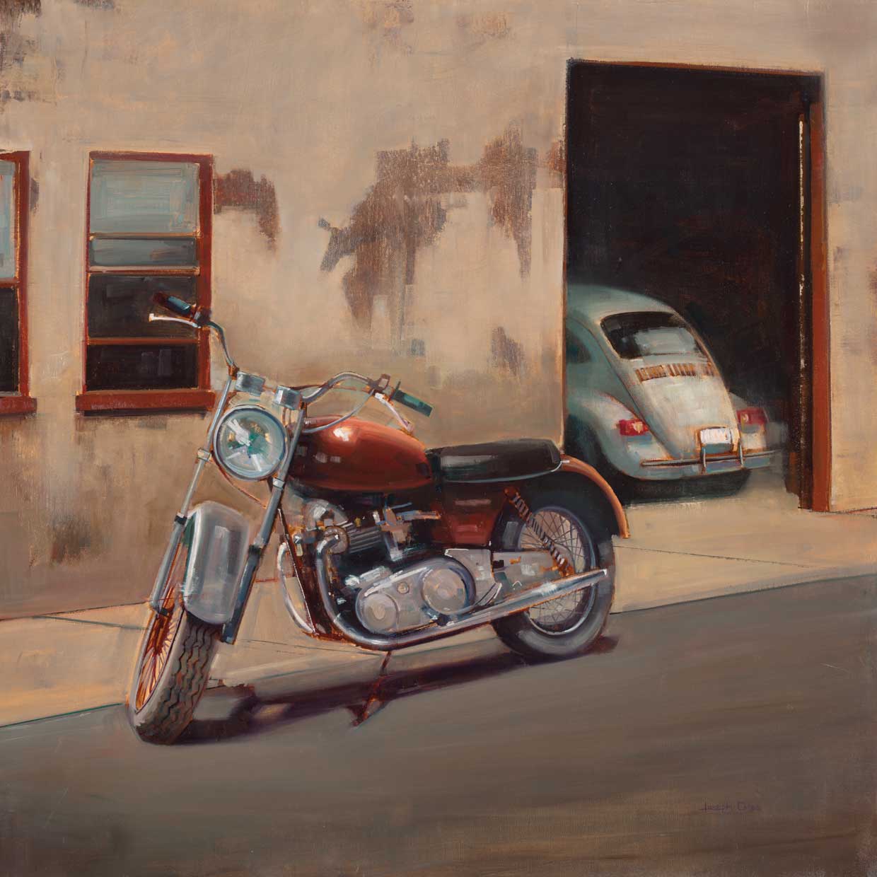 JOSEPH CATES's HIDDEN GARAGE Canvas Art Prints | Fine Art Canvas