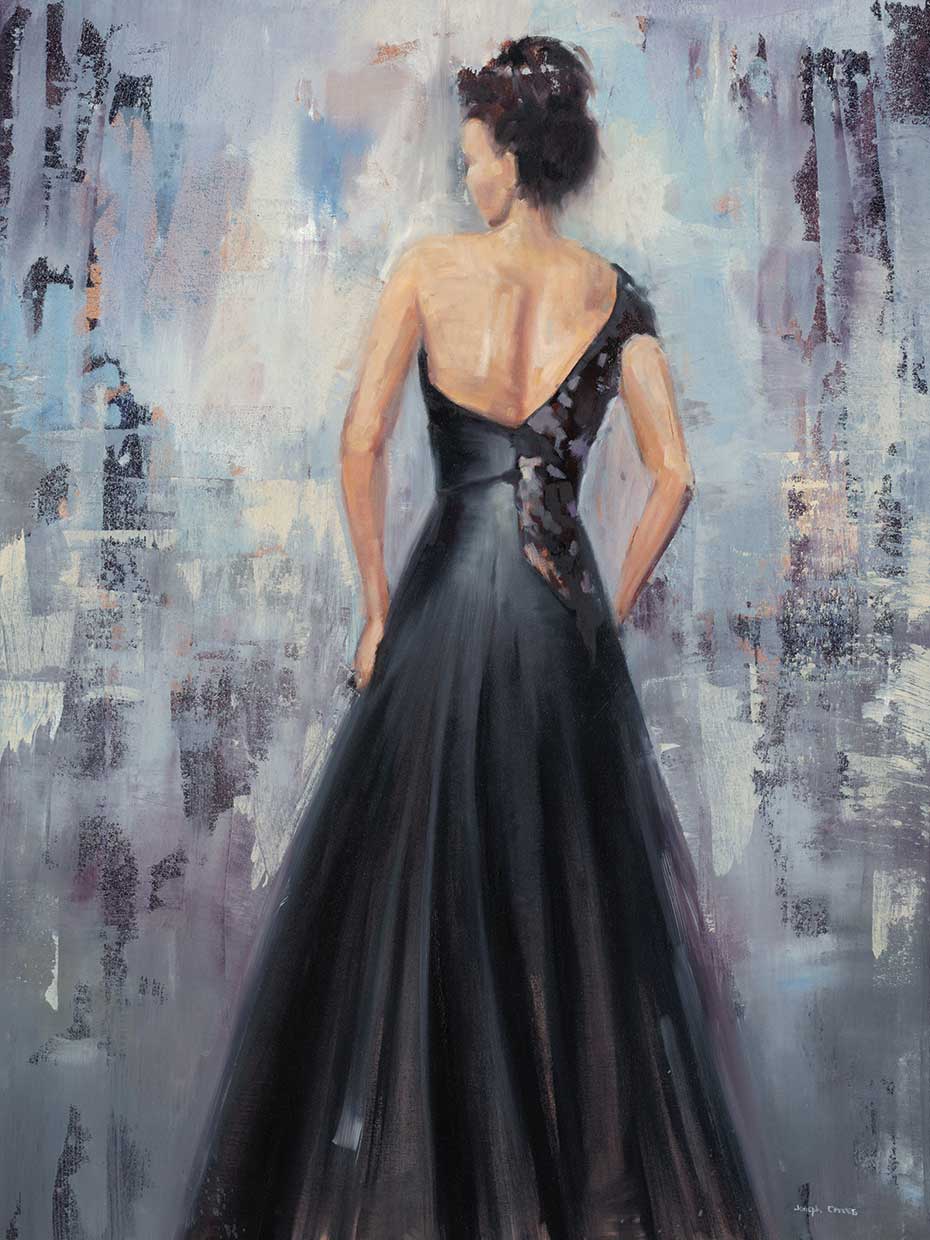 JOSEPH CATES's LADY IN BLACK Canvas Art Prints | Fine Art Canvas