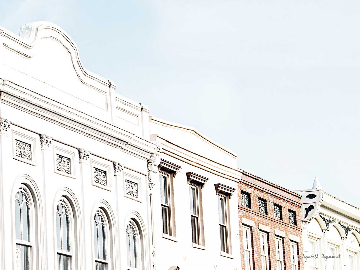 Elizabeth Urquhart's Row Houses Canvas Art Prints | Fine Art Canvas