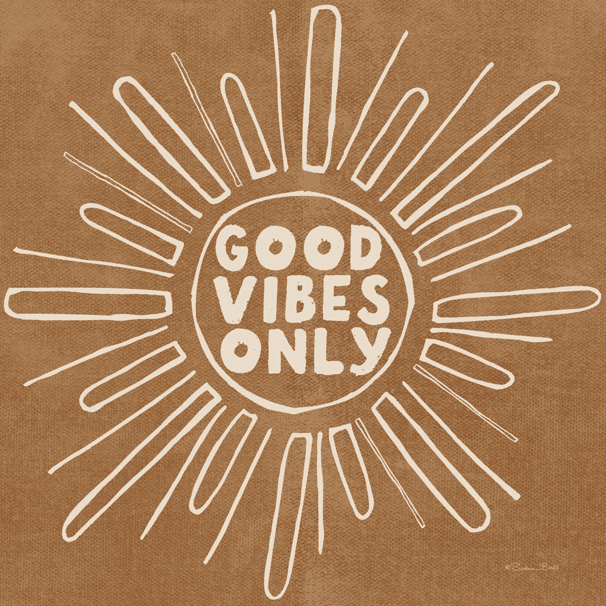 Good Vibes Only Wall Art by Susan Ball | Fine Art Canvas