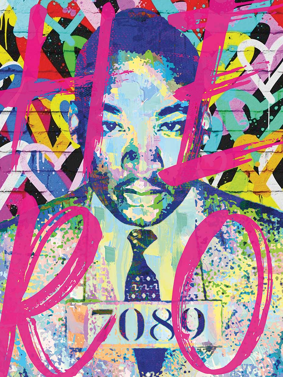 Hero MLK I Wall Art by The Pop Art Factory | Fine Art Canvas