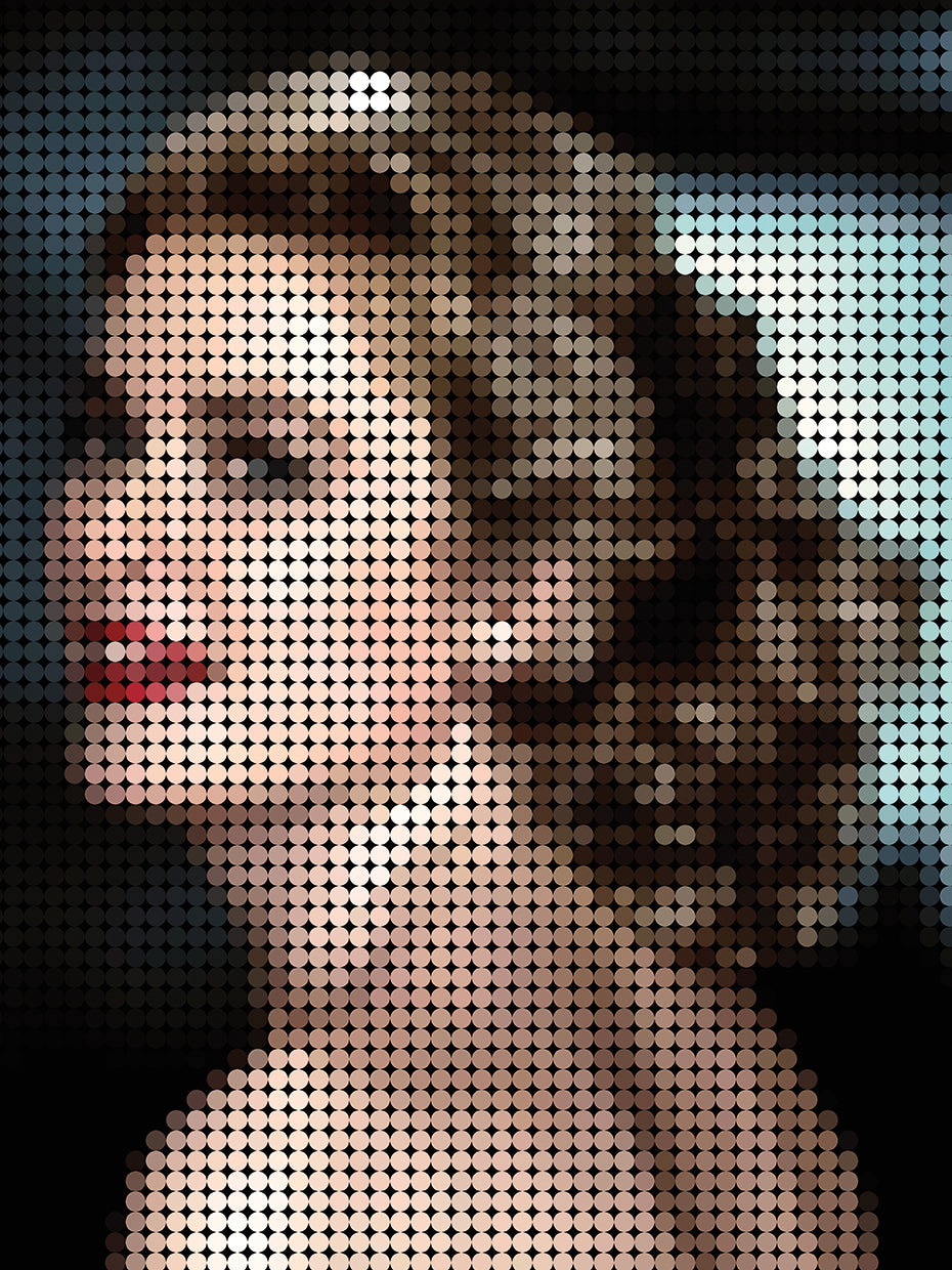 Grace Kelly in Style Dots Wall Art by Gunawan RB | Fine Art Canvas