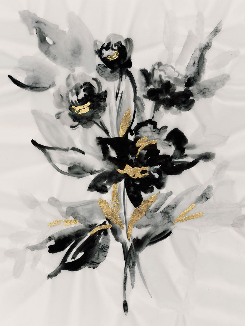 Glided Floral II Wall Art by Lera | Fine Art Canvas