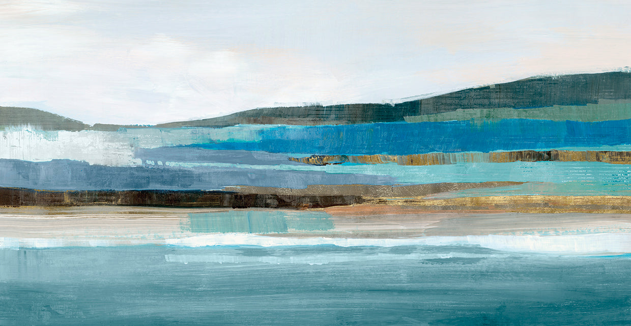 Memories of Blue Wall Art by Hazel J | Fine Art Canvas