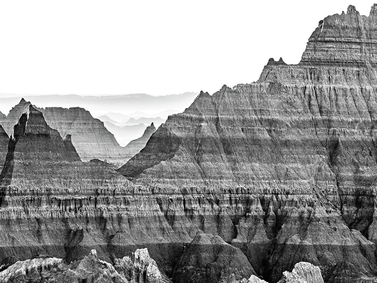 Andy Crawford's Layers of Badlands Canvas Art Prints | Fine Art Canvas ...