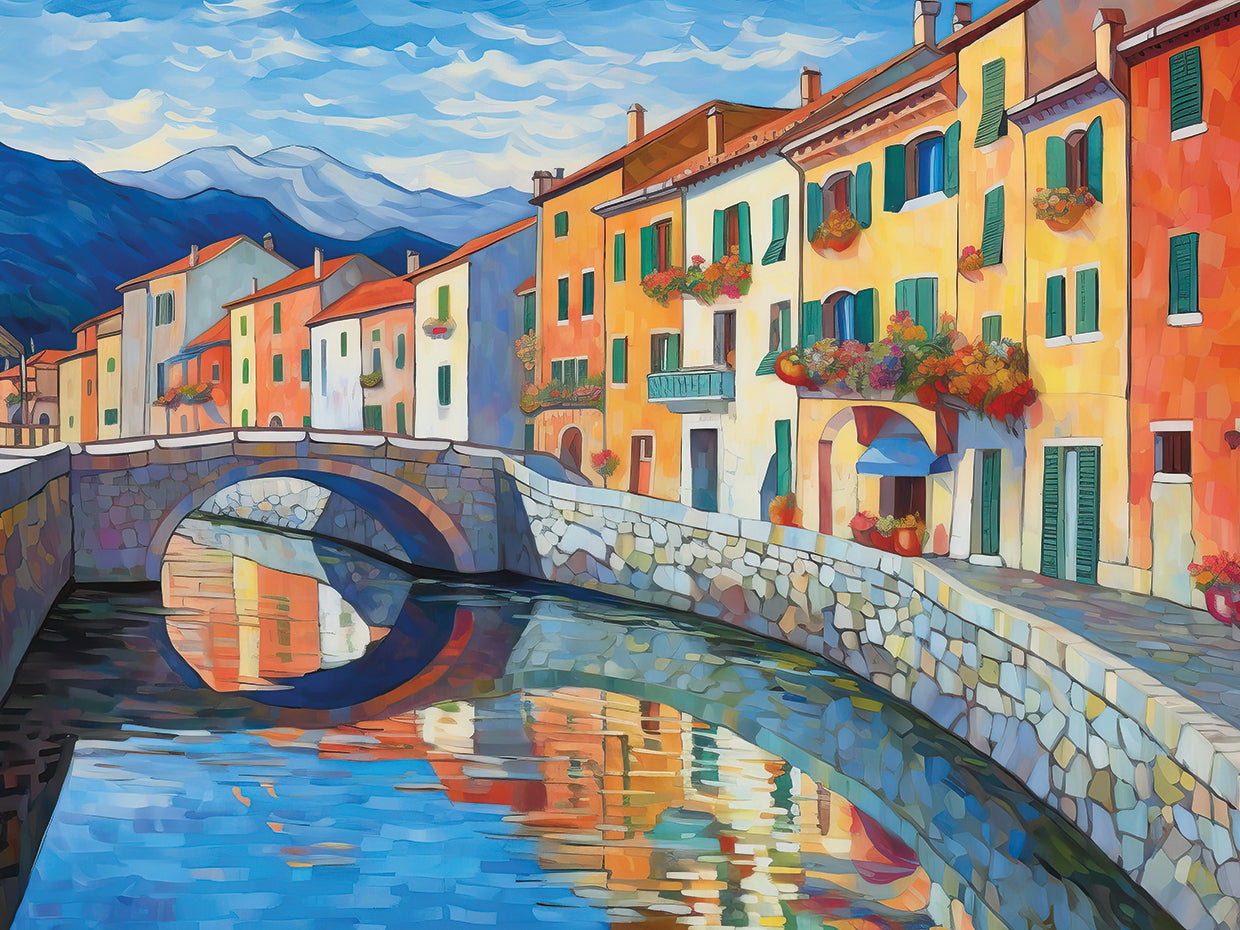 Italian Bridge Wall Art by Imagine It Images | Fine Art Canvas