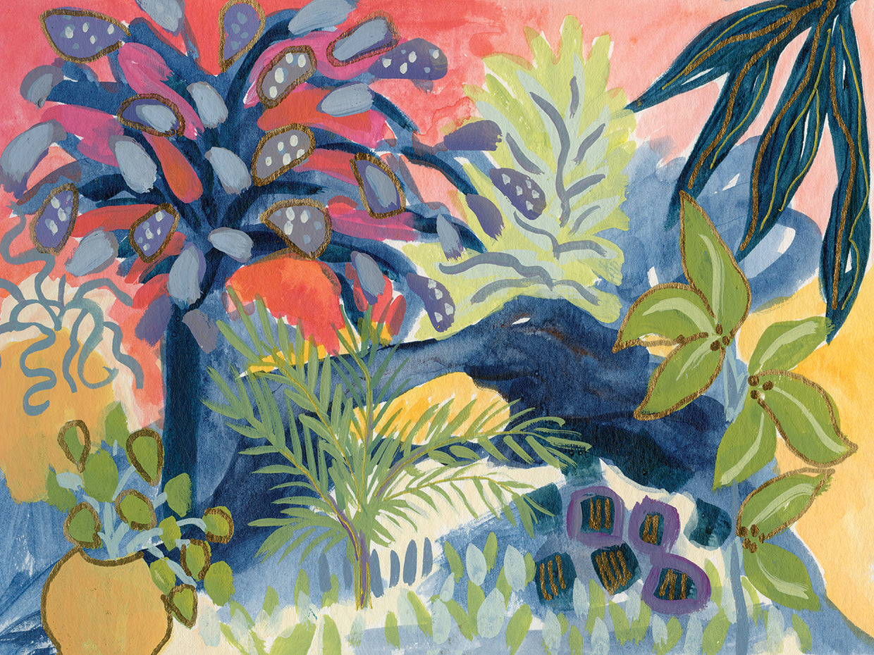 Suzanne Allard's Indigo Tree B Canvas Art Prints | Fine Art Canvas