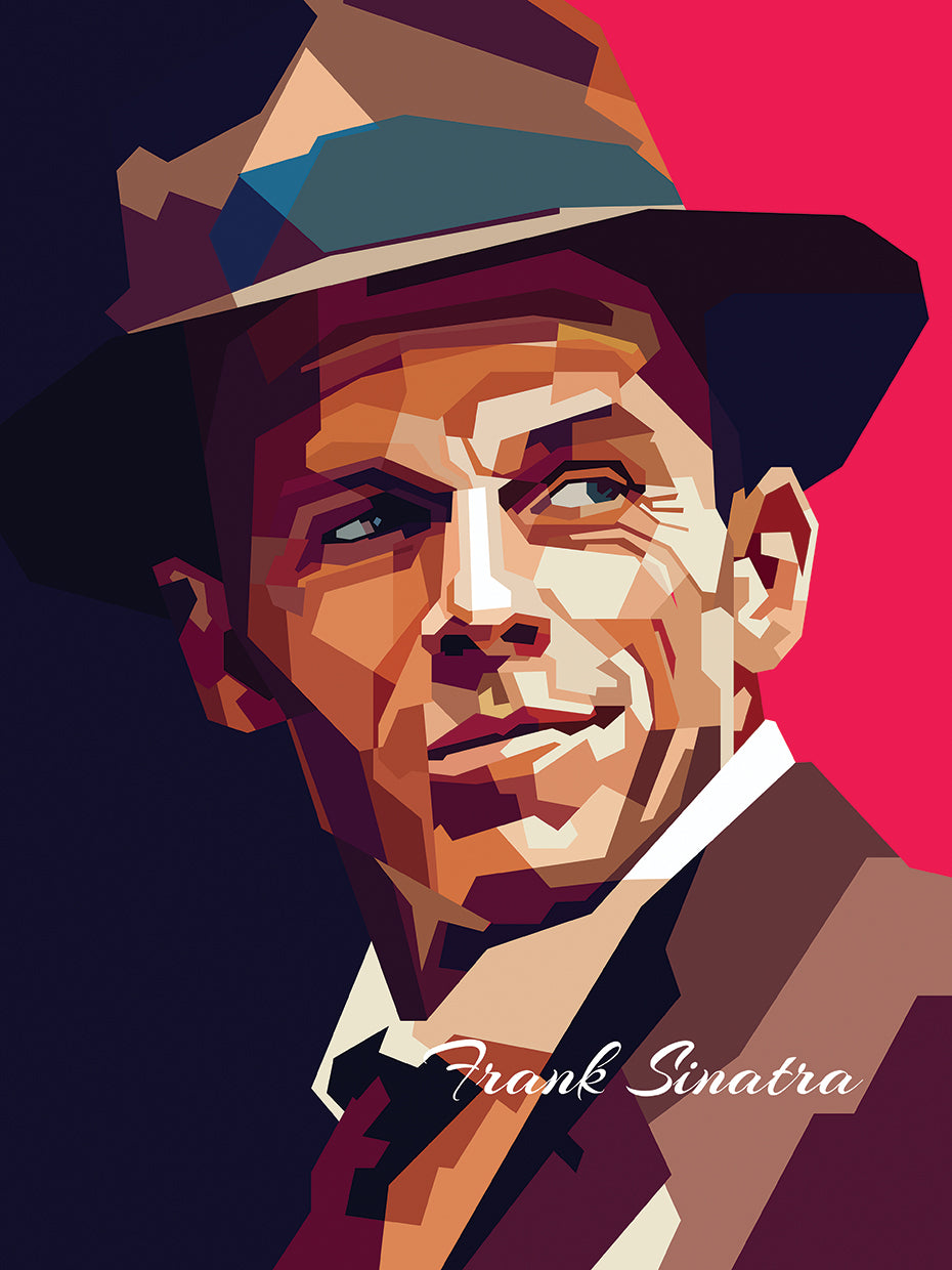 Colorful Fan Art Frank Pop Art Wall Art by ArtKreator | Fine Art Canvas