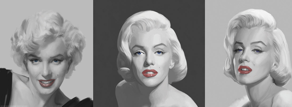 CHRIS CONSANI's MARLYN TRIO Canvas Art Prints | Fine Art Canvas
